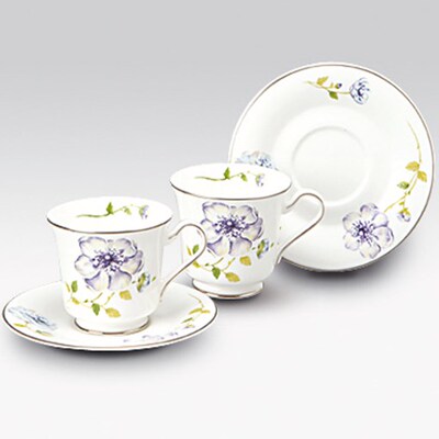 欧式家用咖啡杯套装韩国瓷器进口水杯骨瓷hankook马克杯有碟陶瓷