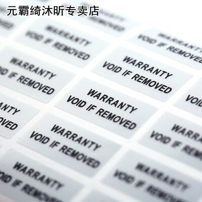 300pcs Printed Security Seals Tamper Evident Warranty Void L