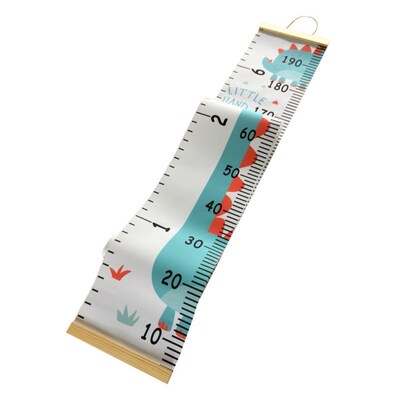 Hanging Canvas Height  Kids Growth Chart Wall Decor Ruler Wi