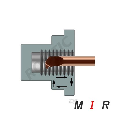 Lathe Boring Cutter Coated MIR Mini Endmill Internal Turing