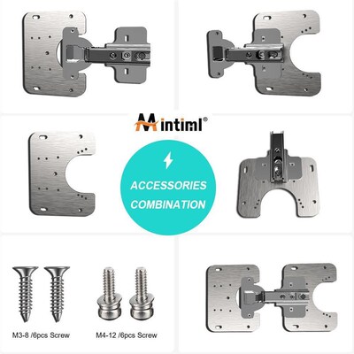 Mintiml? Hinge Repair Plate Scharnier-Reparaturplatte Stain