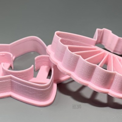 N0000 Custom Made 3D Printed Cookie Cutters Stamp Business L