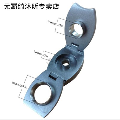 3-in-1 Cigar Puncher Stainless Steel Durable Cigar Cutter Fo