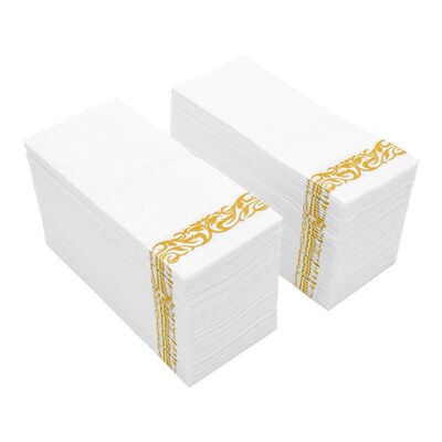 50pcs Soft and Absorbent Disposable Hand Towels   Bathroom N