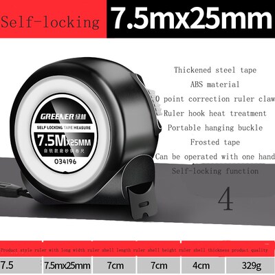 5 Meters Steel Tape Measure Retractable Ruler Tools for Cons