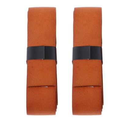 2x Leather Handle Grip Tape Cover Tennis/Badminton/Squash Ra
