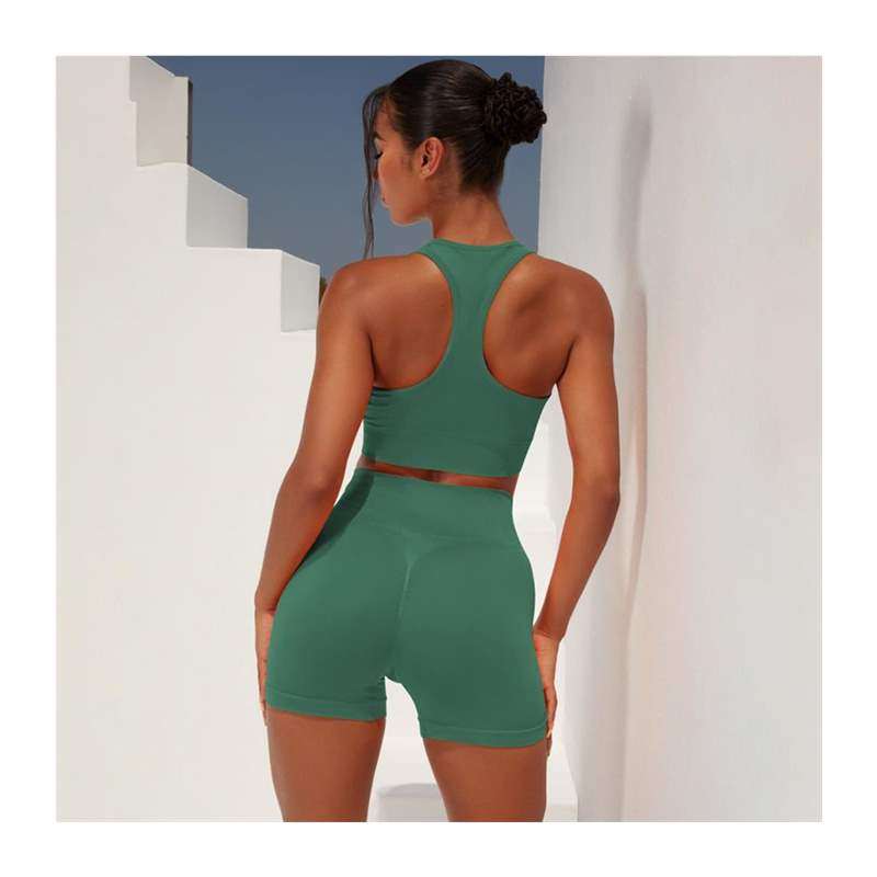 Seamless Yoga Set Sport Suit/ Gym Set/ Gym Clothing Women/ S_虎窝淘
