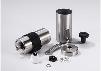 2 Size Manual Ceramic Coffee Grinder Stainless Steel Adjusta