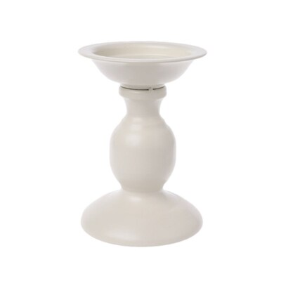 现货White Metal Candlesttick Candle Holder Stand Wedding Par
