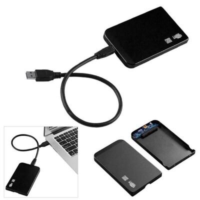 Portable 2.5 Inch Aluminum Alloy HDD Case SATA to USB 3.0 M