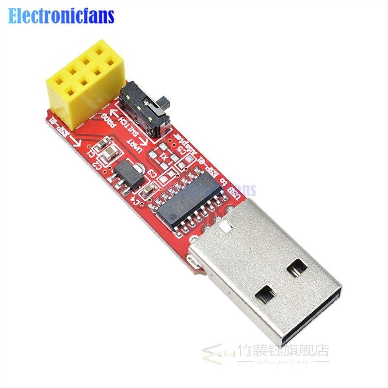 CH340 USB to ESP8266 Serial ESP-01 ESP-01S ESP01 ESP01S Wire_虎窝淘