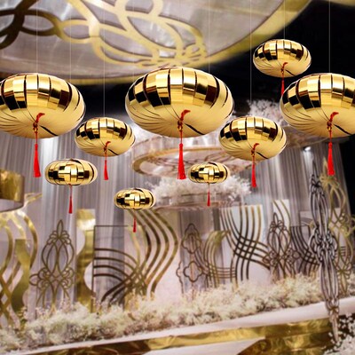 1VPR新年装饰j品灯笼挂饰店面橱窗氛围布置室内家用吊饰挂件2023