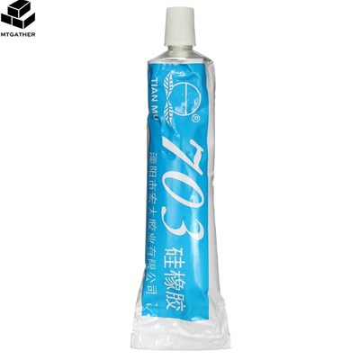 MTGATHER 703 Adhesive Sealant Silicone Rubber Glue  Glass Me