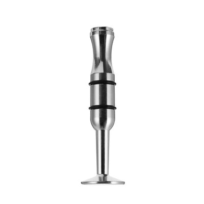 Mouthpiece Trumpet Mouth Strength Trainer Silver for Saxopho