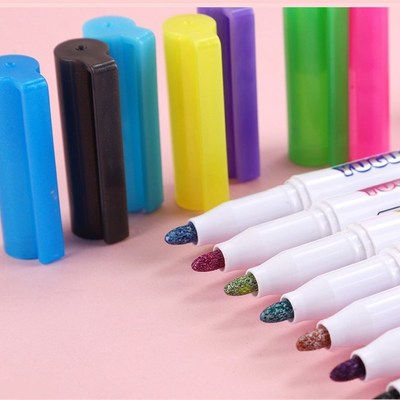 Double Lines Contour Colored Marker Pen Outline Marker Diy