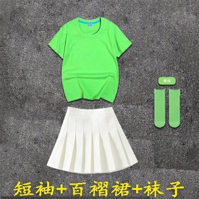 儿童表演服青春活力n糖果色演出装孩子天空六一小学生舞蹈班服