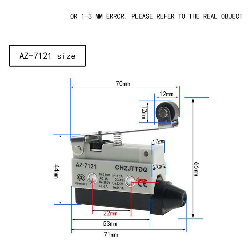 CHZJTTDQ Microswitch AZ -7141.AZ-7110.AZ-7121.AZ-7311.AZ-710