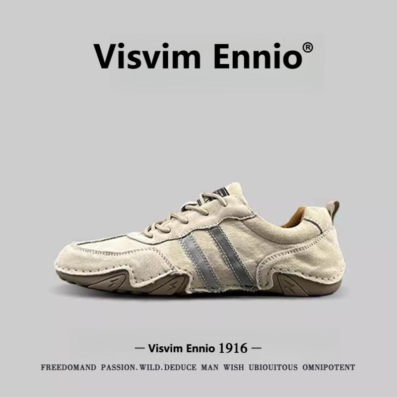 VISVIM ENNIO男鞋2026新款男士大码时尚百搭休闲板鞋透气防滑运动