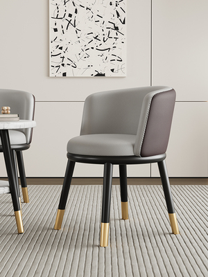 家用餐椅餐厅吃饭椅子轻奢高级感客厅餐桌椅阳台休闲洽谈凳子靠背