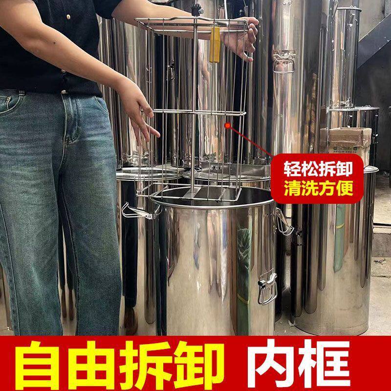 摇蜜机小型 家用手动201不锈钢全自动手摇机全套分离机养蜂工具