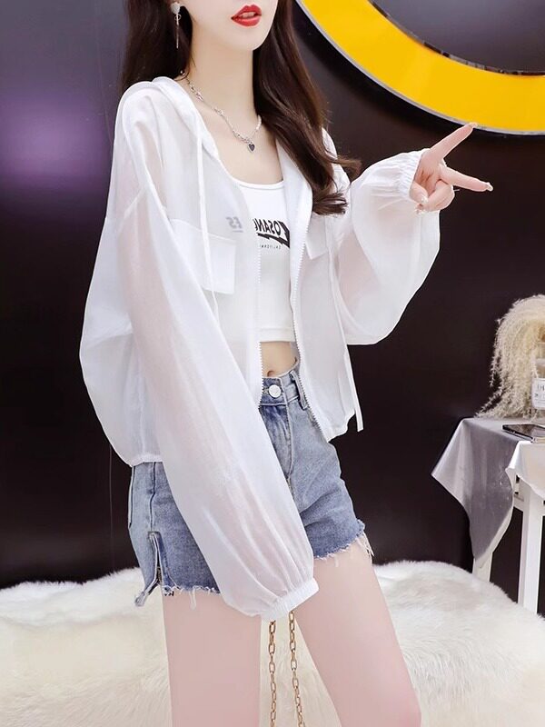 冰丝短款防晒衣女2025年新款户外透气夏季薄款百搭休闲小个子外套