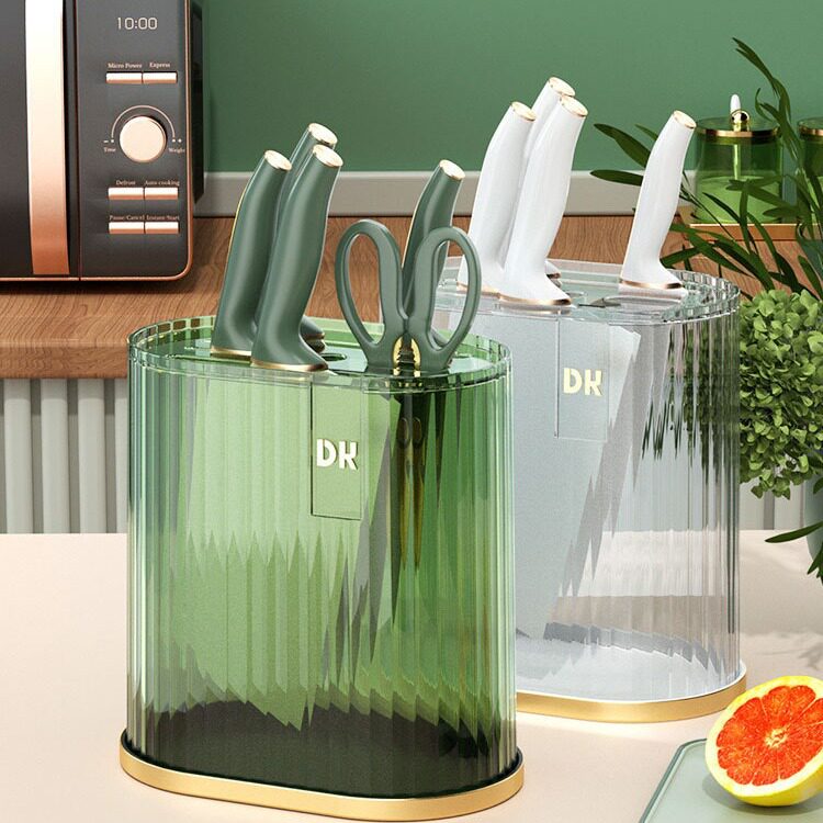 厨房刀架置物架家用台面多功能菜刀具一体沥水收纳盒2022新款架子