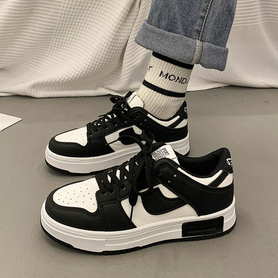 24爆厚底休闲款运动鞋女春秋冬季新款82000小众0百搭2跑步小白板