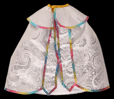 仙家供奉用品绒毛神明披风胡黄常蟒神像披肩胡三太爷太奶神衣小号