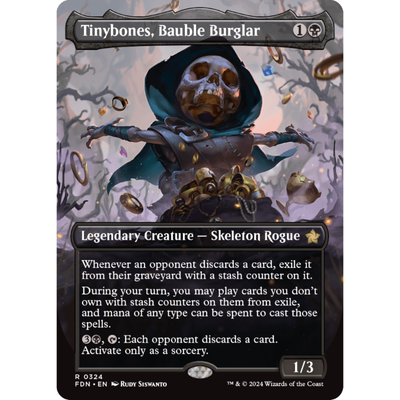 饰品妙盗细骨 Tinybones, Bauble Burglar 平/闪/异画 FDN 黑色