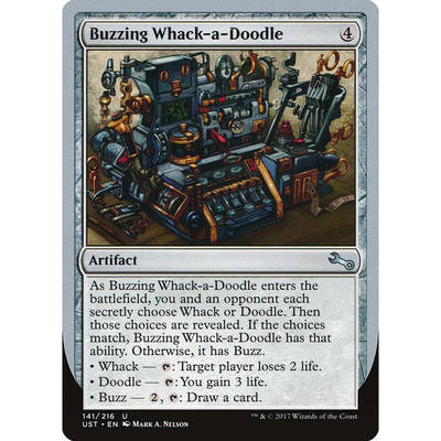 呆呆龙卡牌 万智牌 Buzzing Whack-a-Doodle 闪 英文 鸡飞3