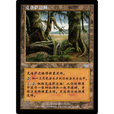 呆呆龙卡牌 万智牌 克洛萨边陲 中文 平 神谴 JUD