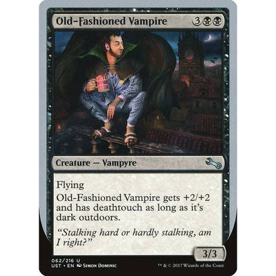 呆呆龙卡牌 万智牌 Old-Fashioned Vampire 闪 英文 鸡飞3