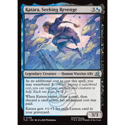 万智牌 katara seeking revenge 寻求雪恨的卡塔拉 TLE 闪