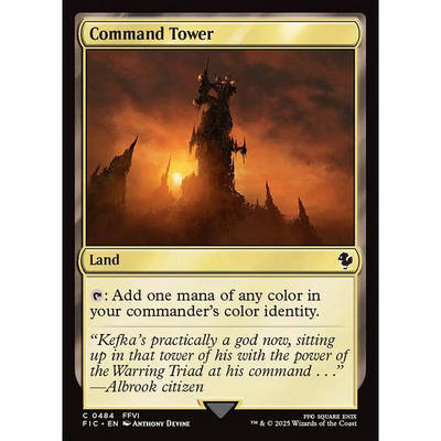 呆呆龙 万智牌 指挥塔 Command Tower 484 平/闪/扩画 最终幻想
