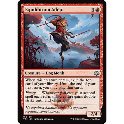 万智牌 鞑契 龙岚录 平/闪 Equilibrium Adept 均衡专家