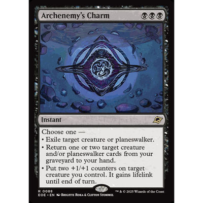 呆 大魔王的护符 Archenemy's Charm 平/闪/异画 虚空边域 EOE