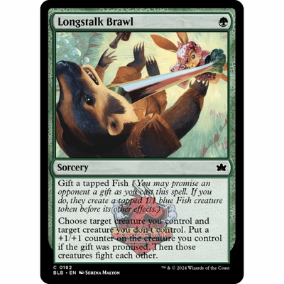 呆呆龙 万智牌 长茎争斗 Longstalk Brawl 0182 平/闪