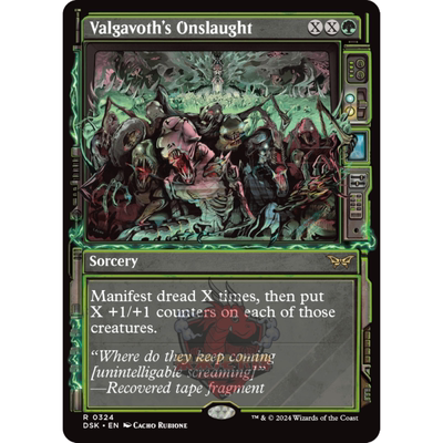 万智牌 Valgavoth's Onslaught 瓦伽沃的猛攻 异画 平/闪