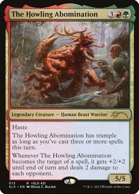 呆呆龙卡牌 万智牌 The Howling Abomination slx 英文 街霸