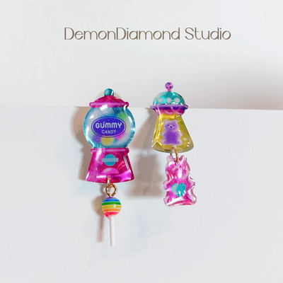 日韩东大门可爱耳夹925银耳环