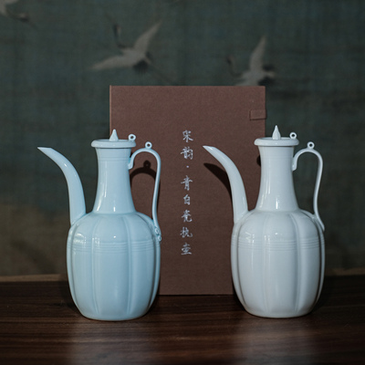 宋研中式复古执壶点茶汤瓶