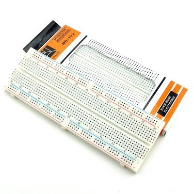 MB102 Breadboard 830 Point Solderless diy Electronic BreadBo