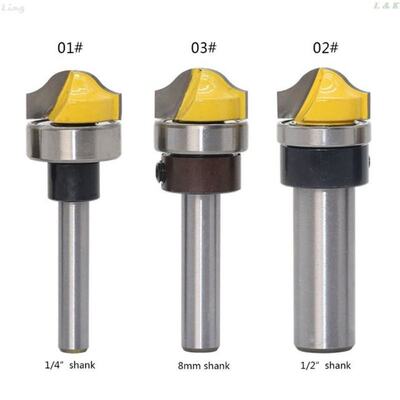 1/2  1/4  8mm Shank Faux Panel Ogee Woodworking Router Bit