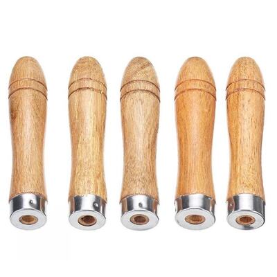 5pcs Wooden File Handle Metal Wood Rasp Woodworking Polishin