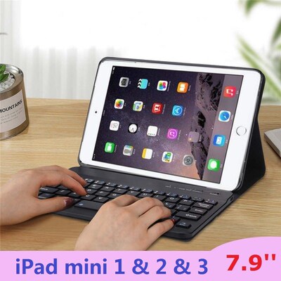 Slim Coque for iPad mini 2 mini 3 Keyboard Case A1432 A1490