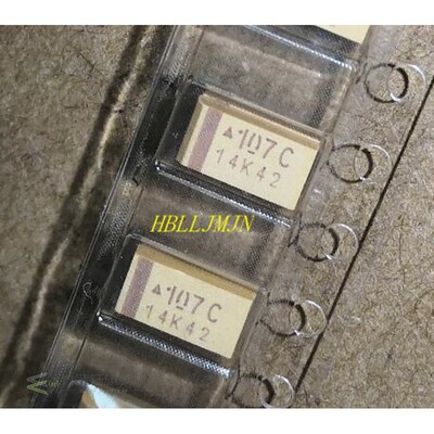 10PCS Chip Tantalum Capacitor C size 6032 D 16V 100F 107C