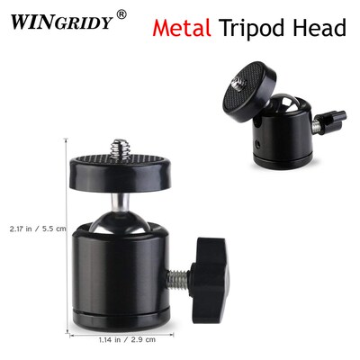WINGRIDY mini tripod ball head for Canon Nikon Sony DSLR Ca