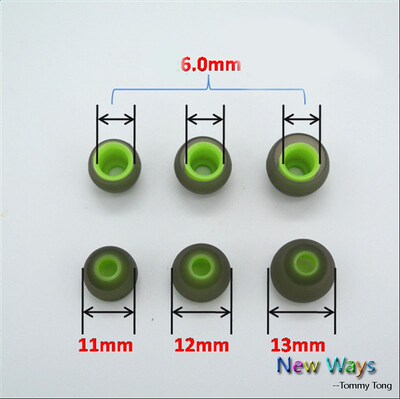 10pcs/5pairs 6.0mm Dual color Ear pads cushion for headphon