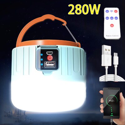 LED Camping Light USB Portable lighting Phone Charge Solar C