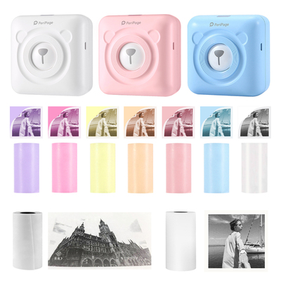 Inkless A6 Portable Bluetooth 4.0 hermal Photo Printer Wirel